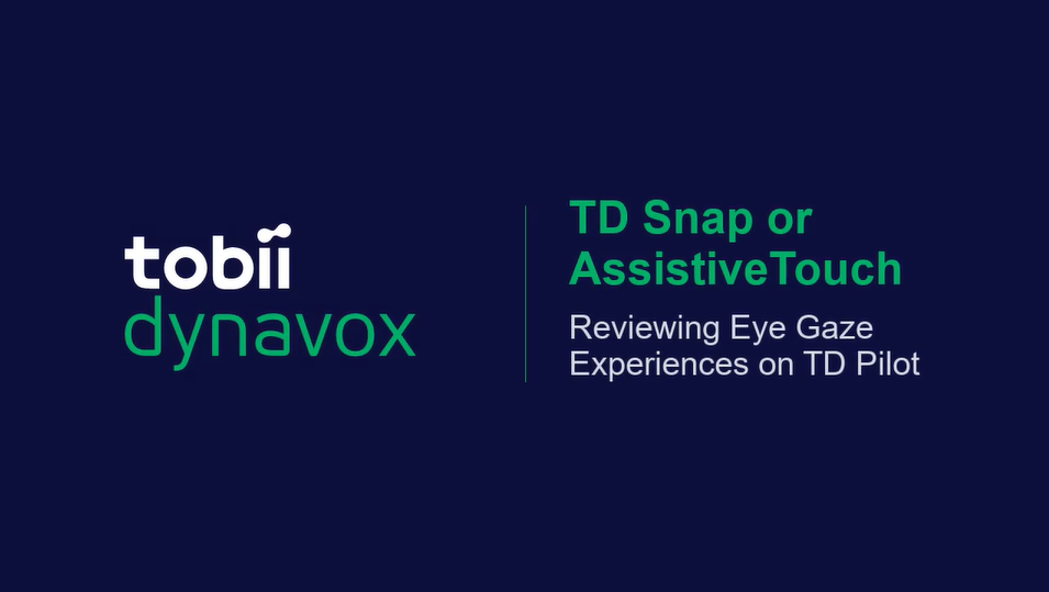 Product support videos Tagged "TD Snap" - Tobii Dynavox Global