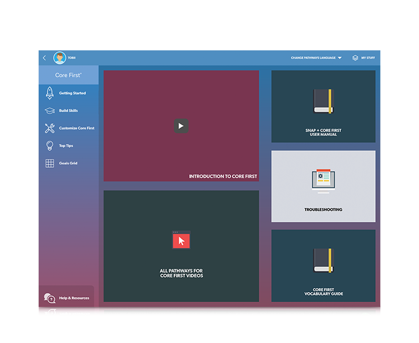 Pathways for Core First - Tobii Dynavox Global