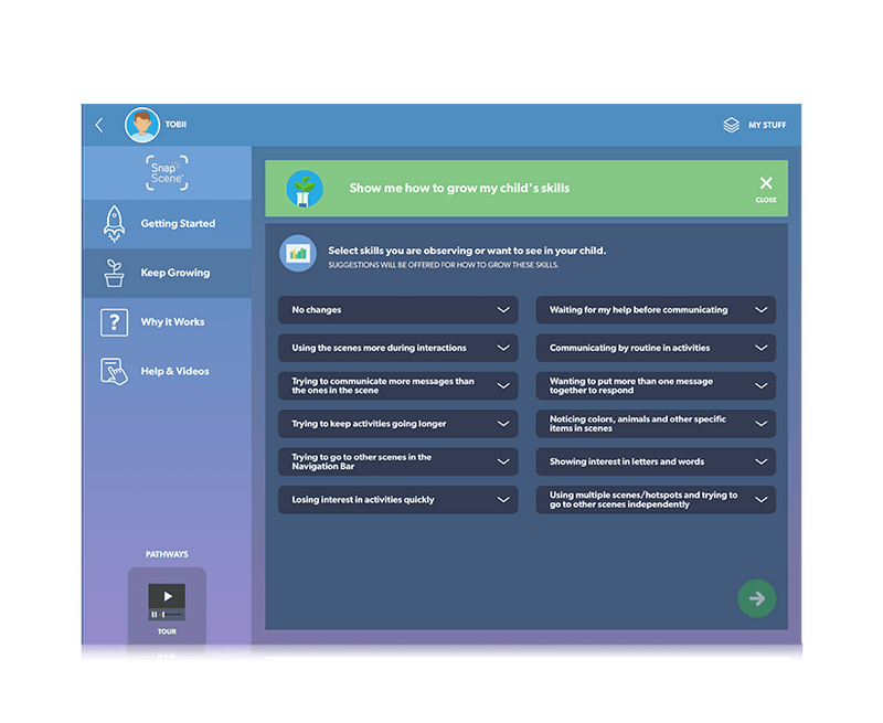 Pathways for Snap Scene - Tobii Dynavox Global